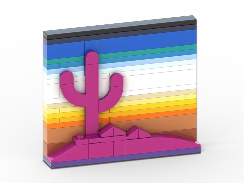 LEGO MOC AZ Sunset Display by Thomus_Bean | Rebrickable - Build with LEGO