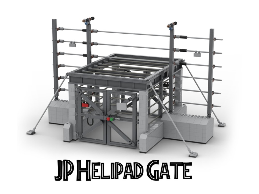 LEGO MOC JP Helipad Gate (Gate Only Version) by JP_Brick | Rebrickable ...