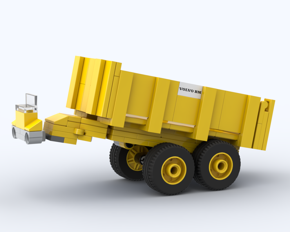 LEGO MOC VOLVO BM TRAILER by BrickScheme | Rebrickable - Build with LEGO