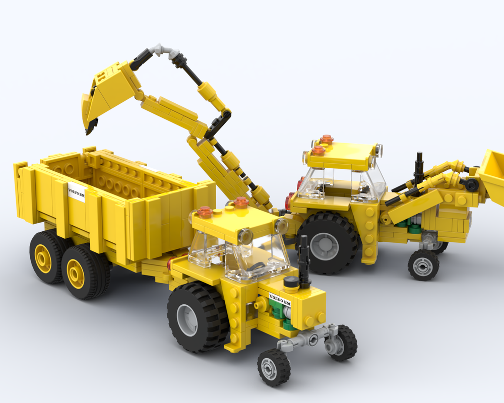 LEGO MOC VOLVO BM TRAILER by BrickScheme | Rebrickable - Build with LEGO