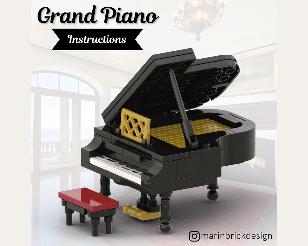 LEGO MOC Grand Piano - Lego Moc by marinbrickdesign | Rebrickable ...
