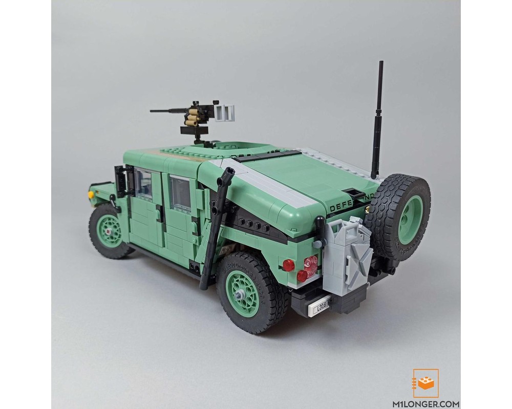Lego Moc 10317 Humvee By Mlonger Rebrickable Build With Lego