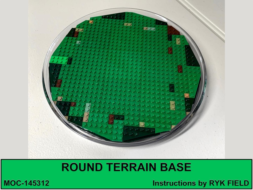 LEGO MOC-145312 Round Terrain Base by rykfield | Rebrickable - Build ...