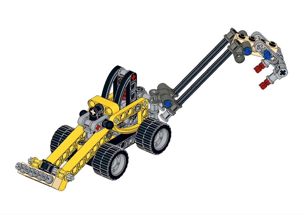 LEGO MOC Backhoe by NARP | Rebrickable - Build with LEGO