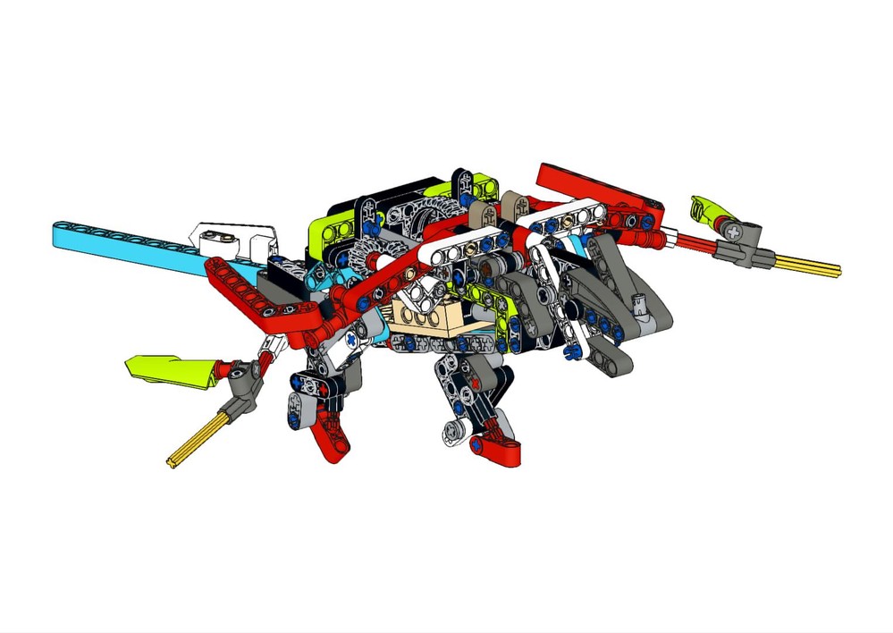 LEGO MOC Bipedal Dragon by NARP | Rebrickable - Build with LEGO