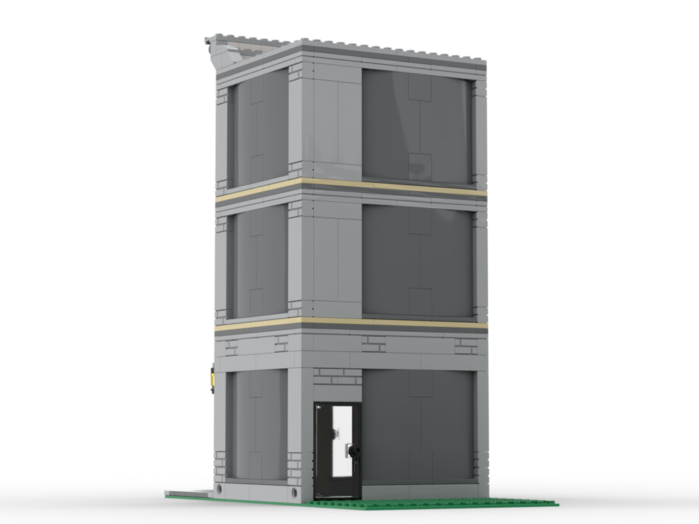Lego Moc Wallstreet Bldg Facade Only By Brick Artisan Rebrickable