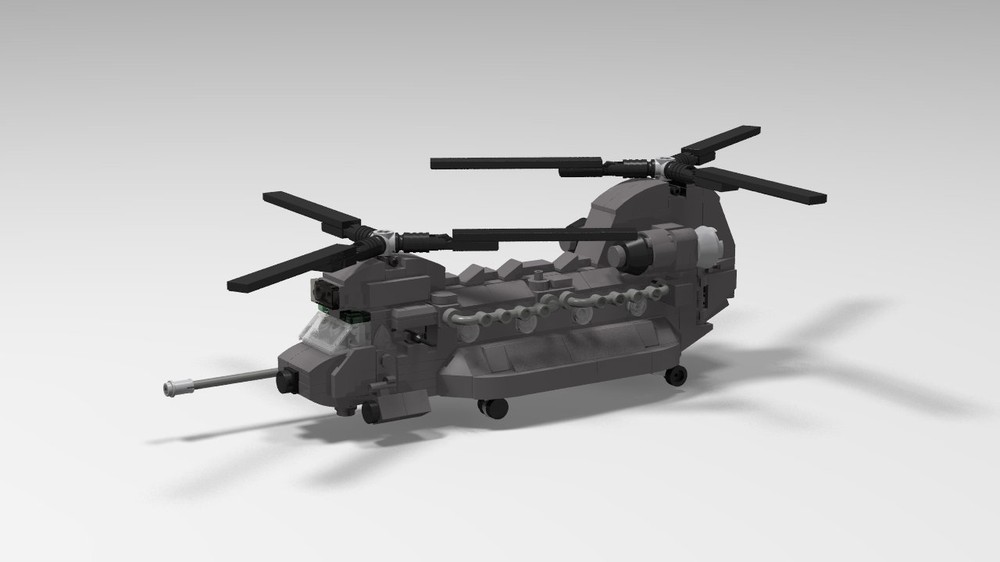 LEGO MOC Micro Boeing MH-47G Chinook by SupersoniqueBricks ...