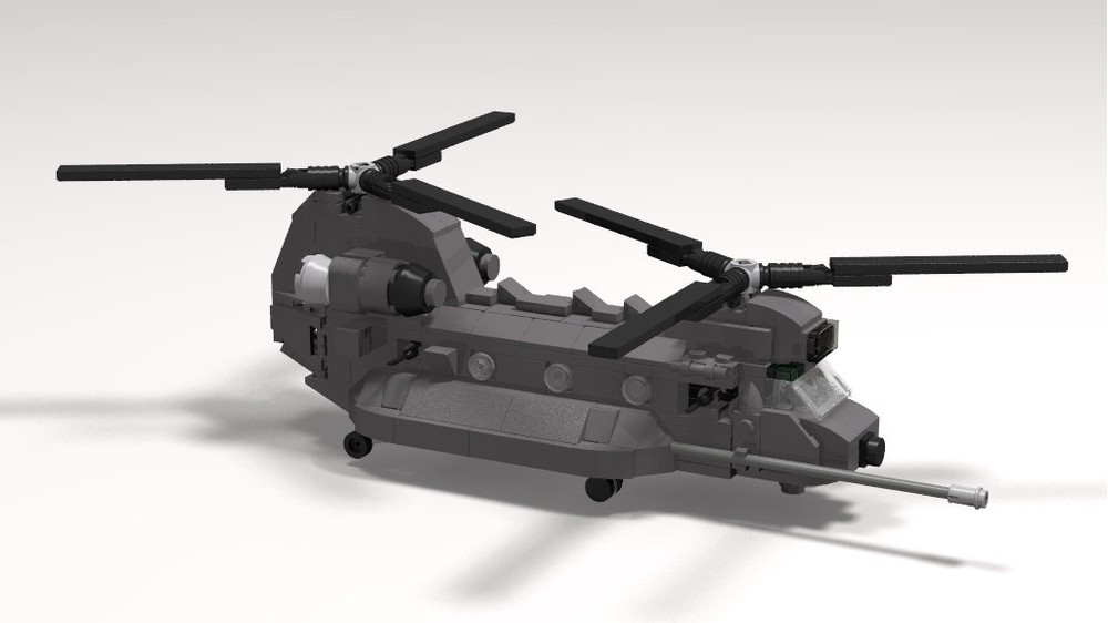 LEGO MOC Micro Boeing MH-47G Chinook by SupersoniqueBricks ...