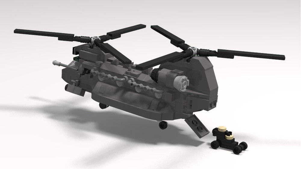LEGO MOC Micro Boeing MH-47G Chinook by SupersoniqueBricks ...