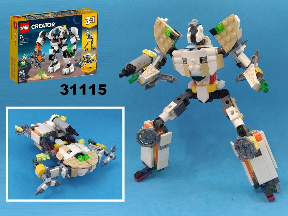 LEGO MOC Transformer Earthspark Megatron from LEGO Creator 31115: Space ...