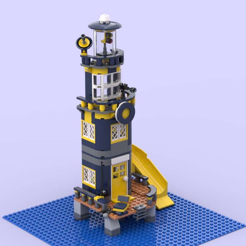 LEGO MOC Lighthouse by Carogauvin11 | Rebrickable - Build with LEGO