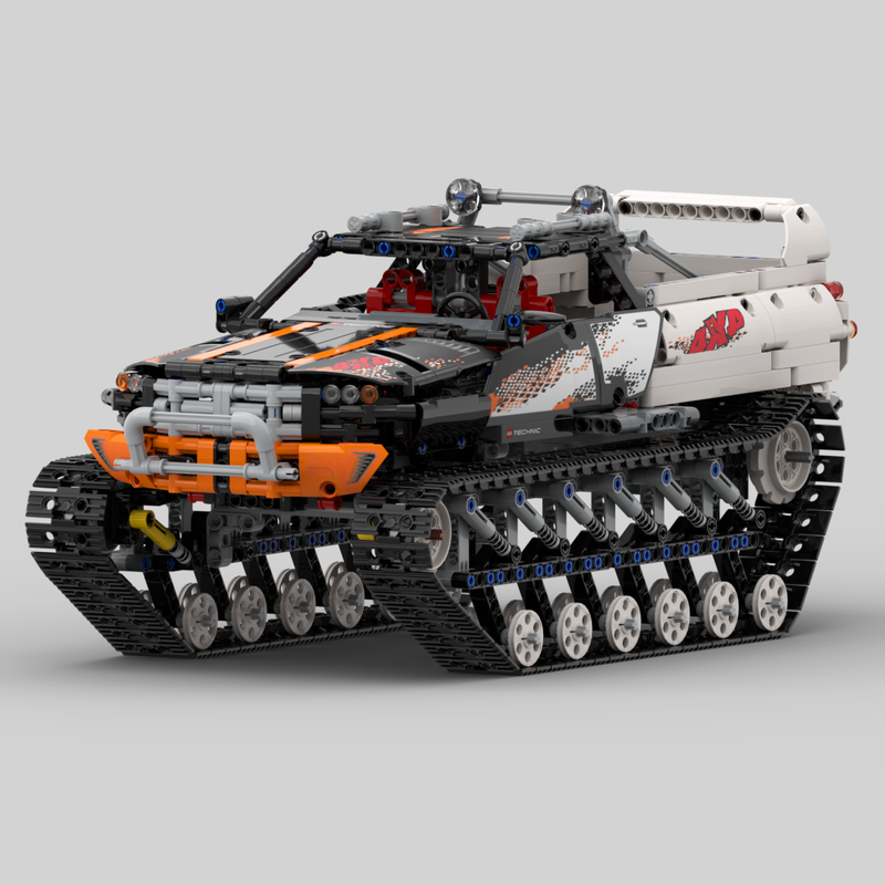 LEGO MOC 9398 - Tracked Crawler by Apachaihapachai | Rebrickable ...