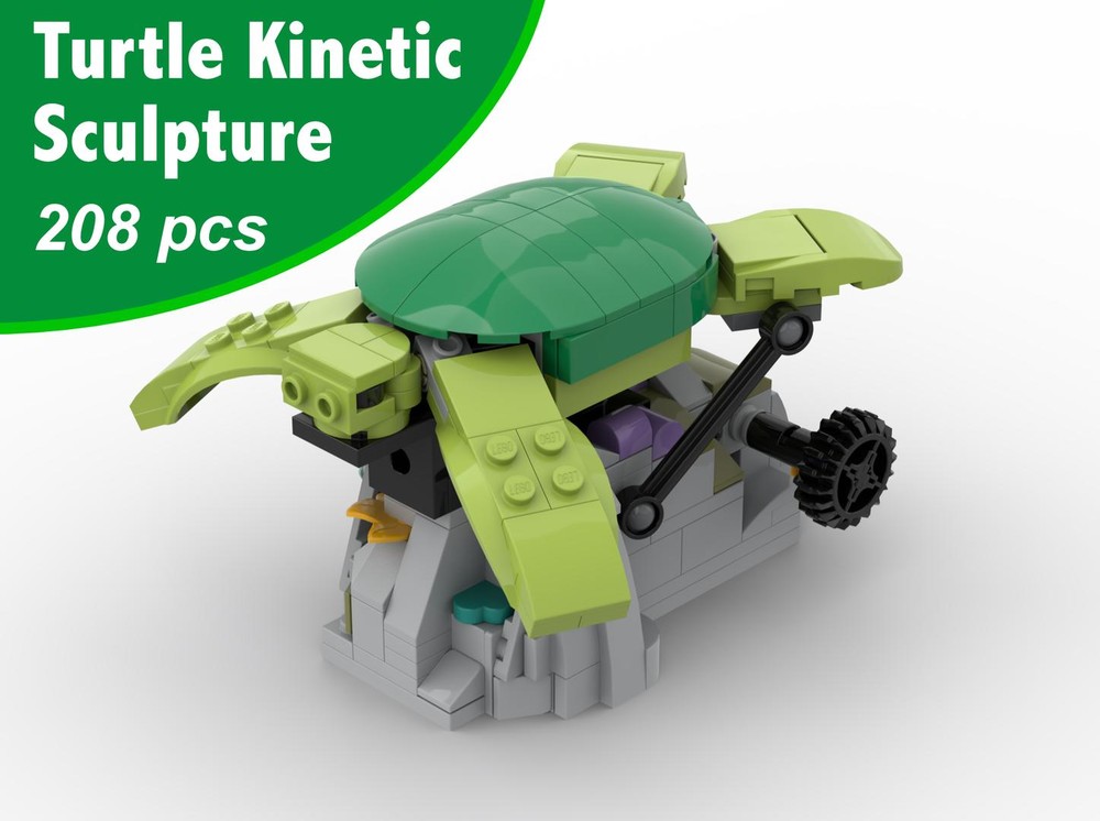 LEGO MOC Turtle Kinetic Sculpture by Al3xW40 | Rebrickable - Build with ...