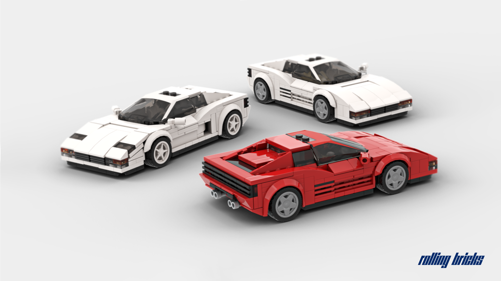 LEGO MOC-145385 Ferrari Testarossa bundle: Wangan Midnight / Miami Vice ...
