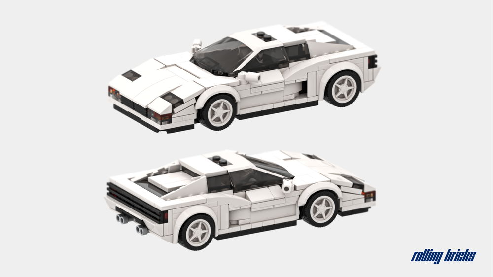 LEGO MOC Ferrari Testarossa bundle: Wangan Midnight / Miami Vice ...