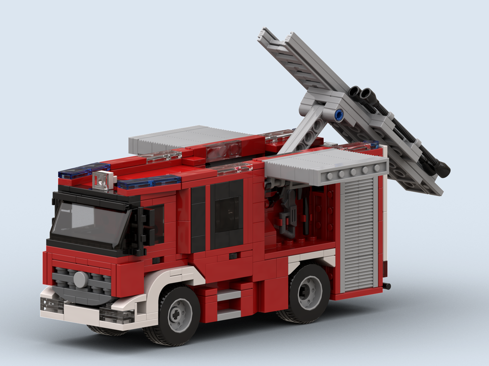 LEGO MOC Utrecht Fire Engine by mausbricks | Rebrickable - Build with LEGO