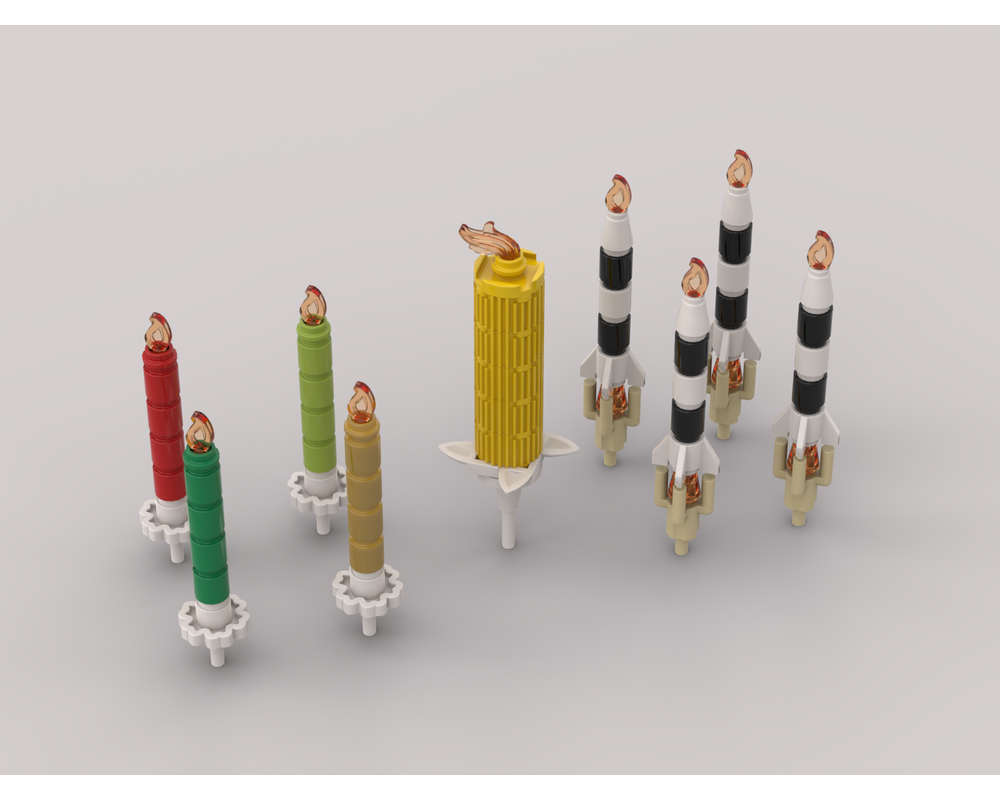 LEGO MOC Birthday cake candles by aquir | Rebrickable - Build with LEGO