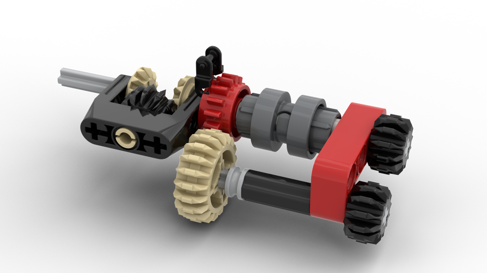 LEGO MOC Lockable Differential by 2in1 | Rebrickable - Build with LEGO