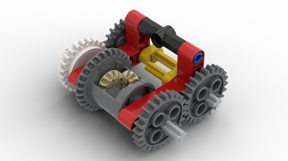 LEGO MOC Simple Limited Slip Differential by 2in1 | Rebrickable - Build ...