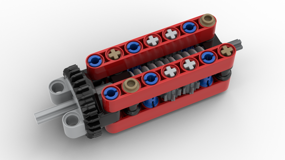 LEGO MOC Torsen Differential by 2in1 | Rebrickable - Build with LEGO
