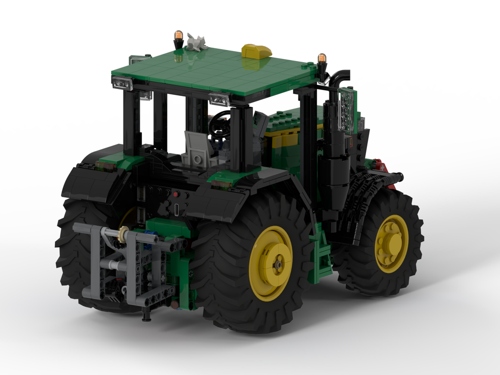 Lego Moc John Deere 6r Tractor By Odinbricks Rebrickable Build
