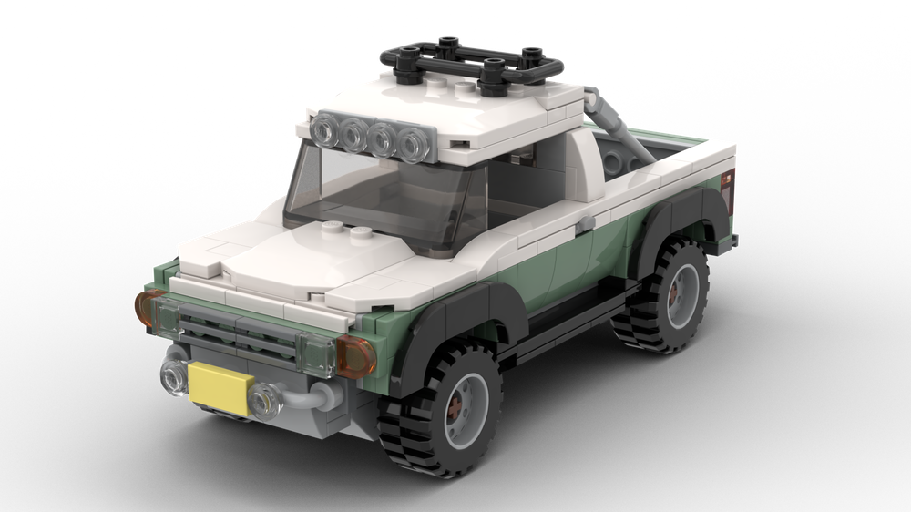 LEGO MOC-145524 8 stud wide pickup truck by Mantasvait | Rebrickable ...