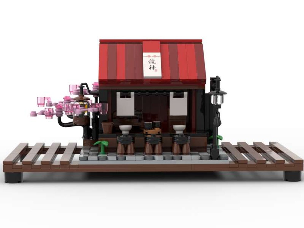 LEGO MOC Japanese Food Stall by arcs | Rebrickable - Build with LEGO