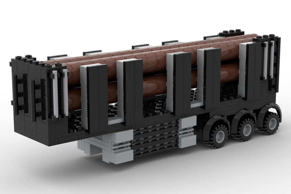 LEGO MOC Logging trailer by Nova.Christoph | Rebrickable - Build with LEGO