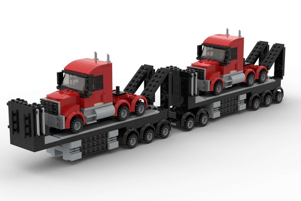 LEGO MOC Tilt trailer double by Nova.Christoph | Rebrickable - Build ...