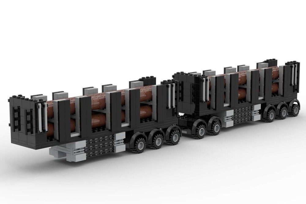 Lego Moc Logging Trailer Double By Nova Christoph Rebrickable Build