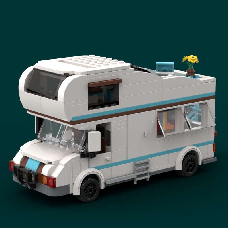 LEGO MOC Class C Camper by Carogauvin11 | Rebrickable - Build with LEGO