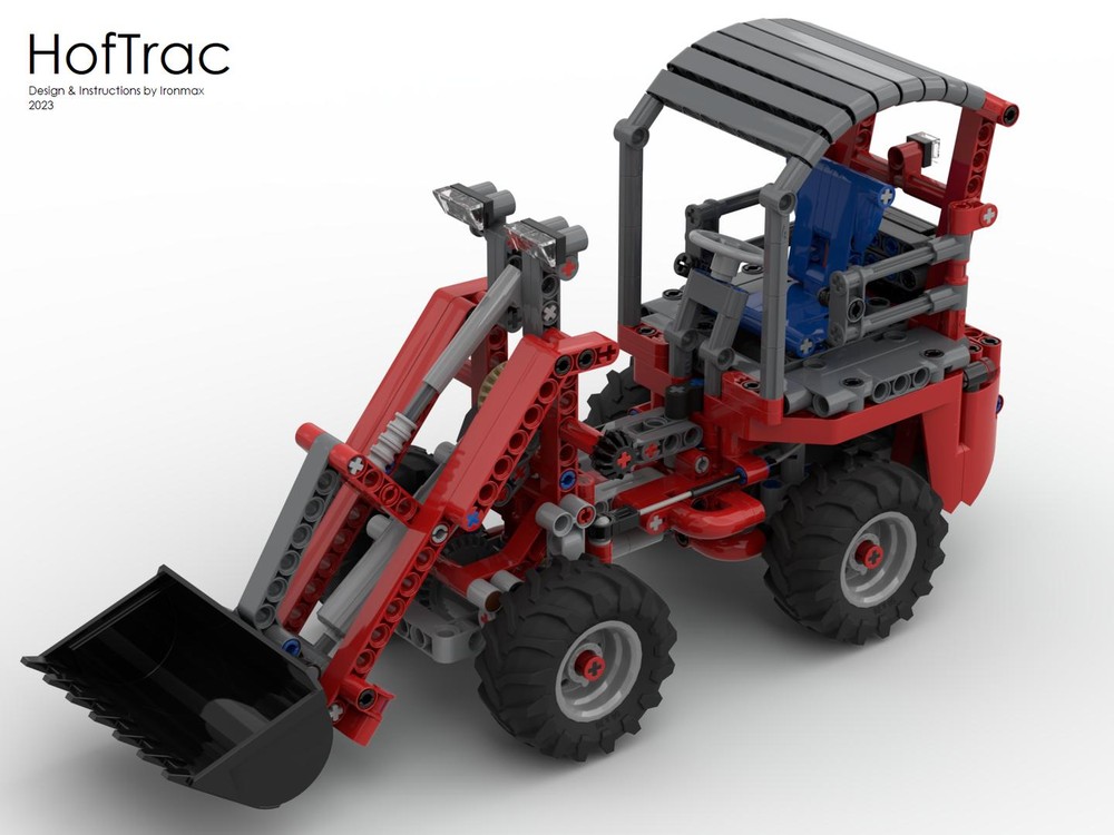 LEGO MOC HofTrac Front end Loader by Ironmax | Rebrickable - Build with ...