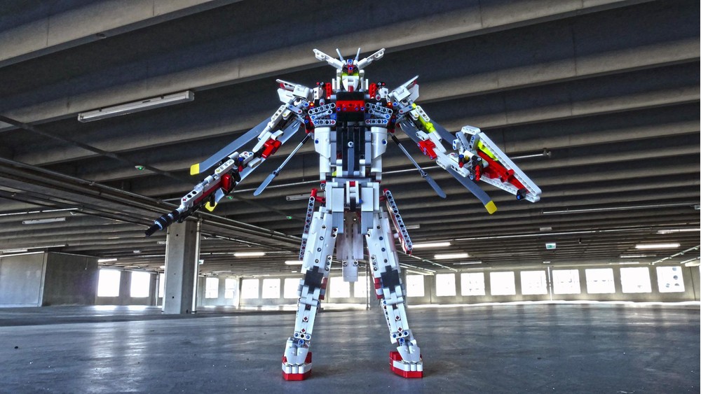 Lego Moc Freedom Gundam 42145 B Model By Grohl Rebrickable Build