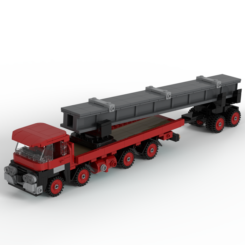 LEGO MOC Guy Invincible - 8x4 Platform Lorry + 8-Wheel Rigid Bogie ...
