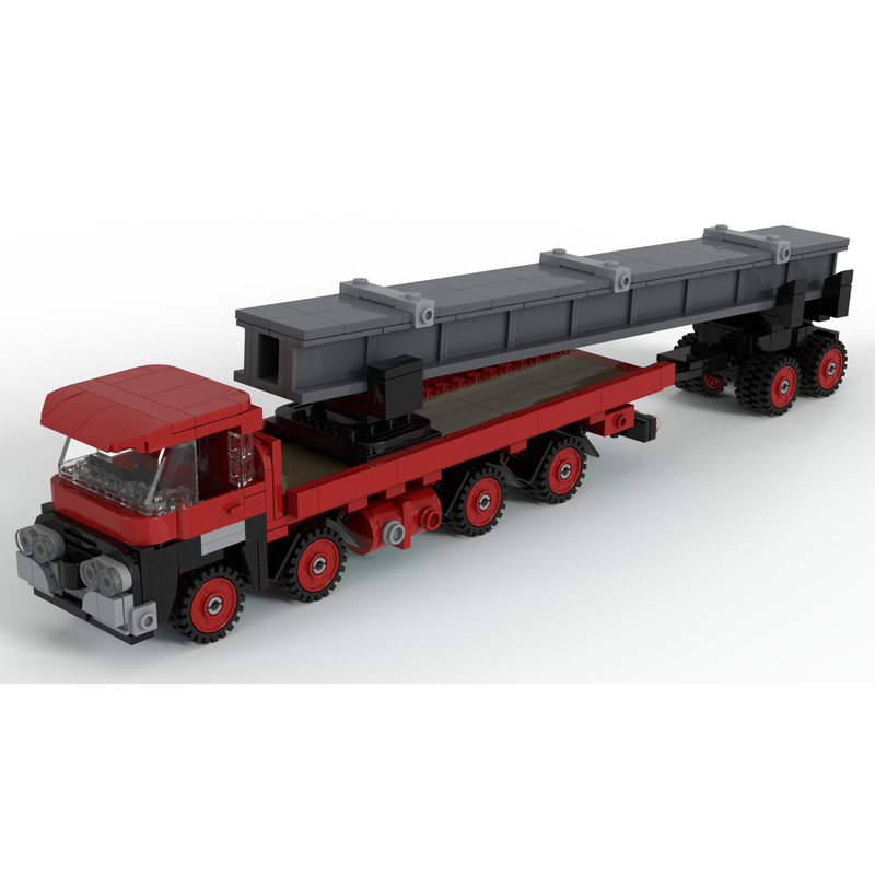 LEGO MOC Guy Invincible - 8x4 Platform Lorry + 8-Wheel Rigid Bogie ...