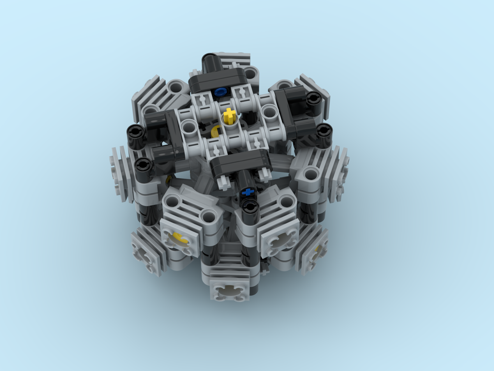 LEGO MOC Double 7 Radial Engine (BMW 801) by tomaslambo | Rebrickable ...