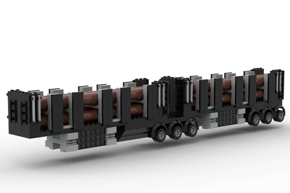 LEGO MOC Logging trailer B-double by Nova.Christoph | Rebrickable ...