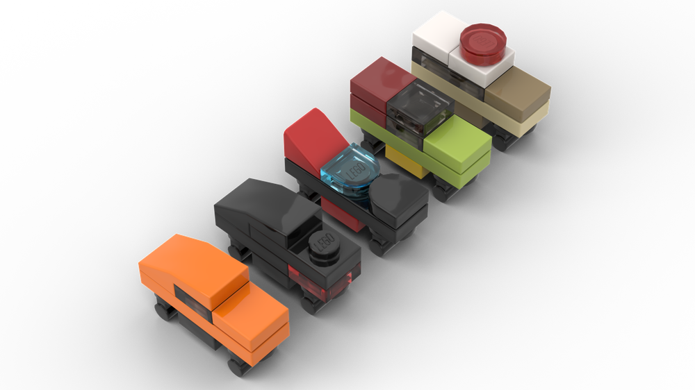 LEGO MOC Nanoscale Famous Vehicle Part1 by Glorfinkel | Rebrickable ...