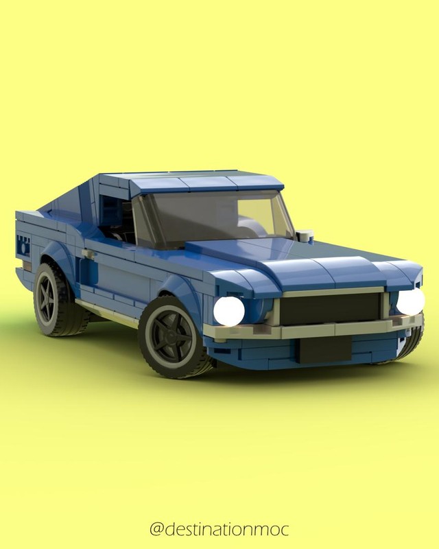 LEGO MOC Mustang Fastback by destinationmoc | Rebrickable - Build with LEGO