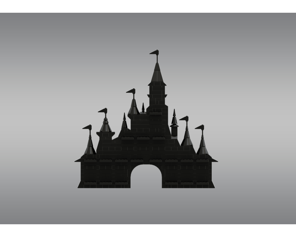 LEGO MOC Cinderella Castle 100 Celebration - Minifigures Display Stand ...