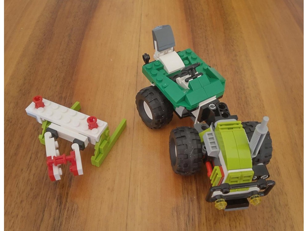 LEGO MOC 31123 Articulated Tractor with Plow by Larsagri | Rebrickable ...