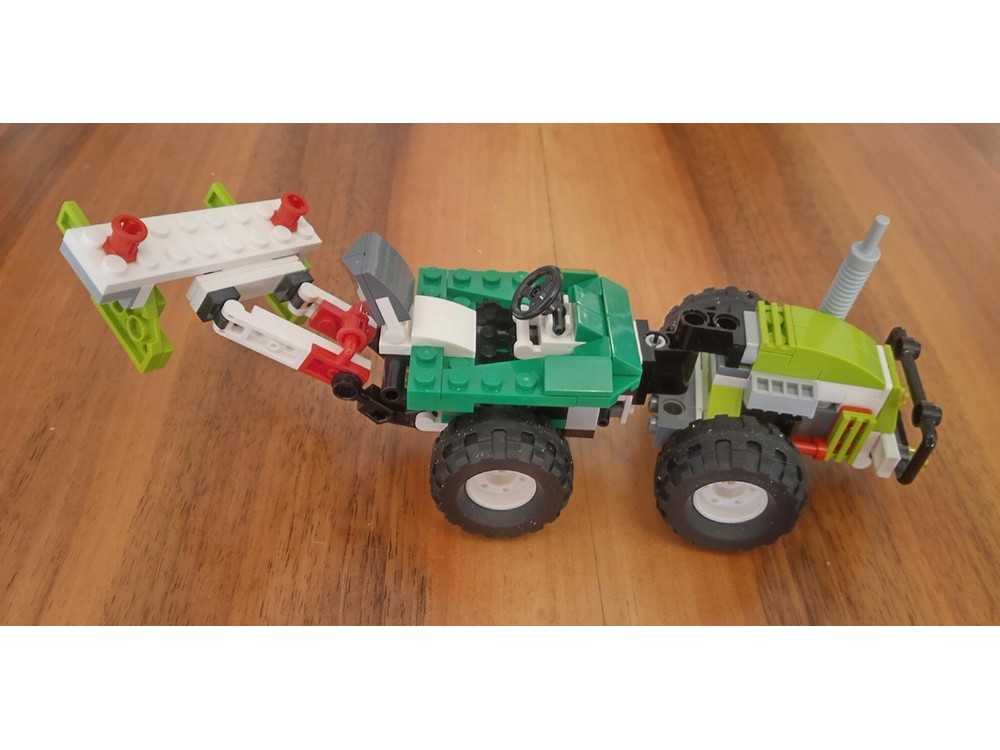 LEGO MOC 31123 Articulated Tractor with Plow by Larsagri | Rebrickable ...