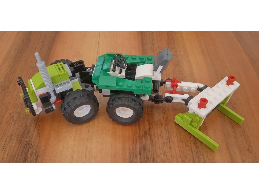 LEGO MOC 31123 Articulated Tractor with Plow by Larsagri | Rebrickable ...