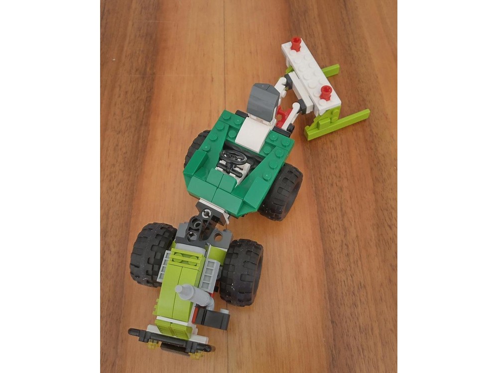 LEGO MOC 31123 Articulated Tractor with Plow by Larsagri | Rebrickable ...