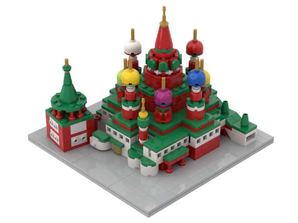 LEGO MOC Vasilij Cathedral by tomtoms_design | Rebrickable - Build with ...