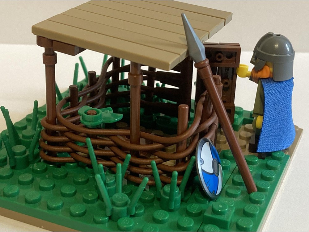 Lego Moc Viking Privy Toilet By Gregnat3 Rebrickable Build With Lego