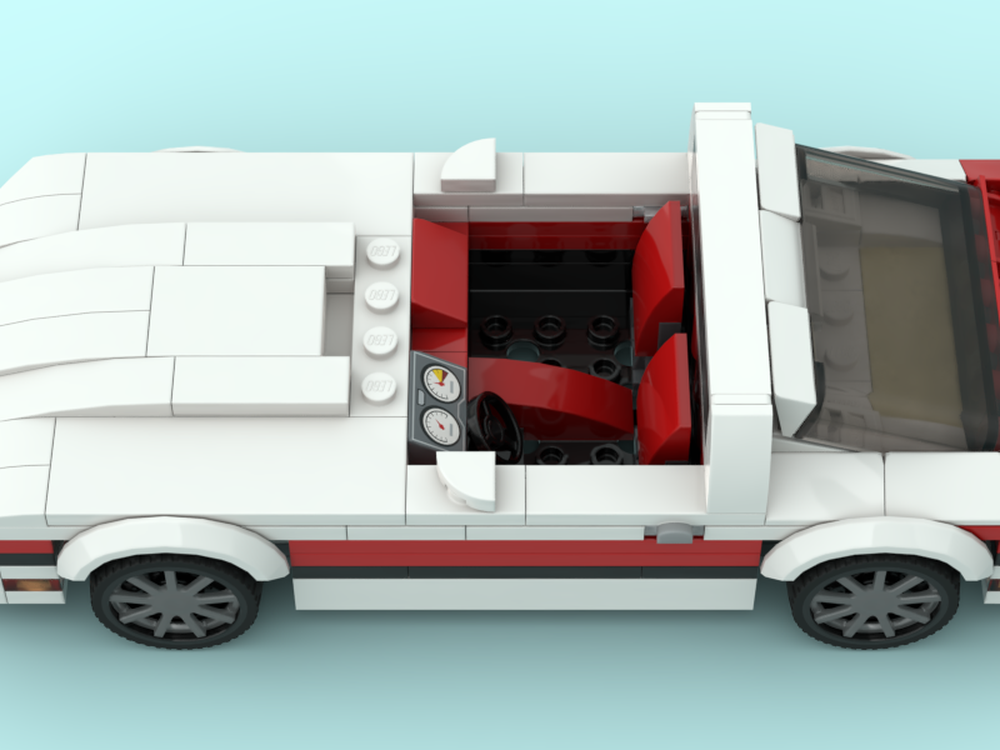 LEGO MOC Faceman - Corvette C4 by Double_U_Bricks | Rebrickable - Build ...