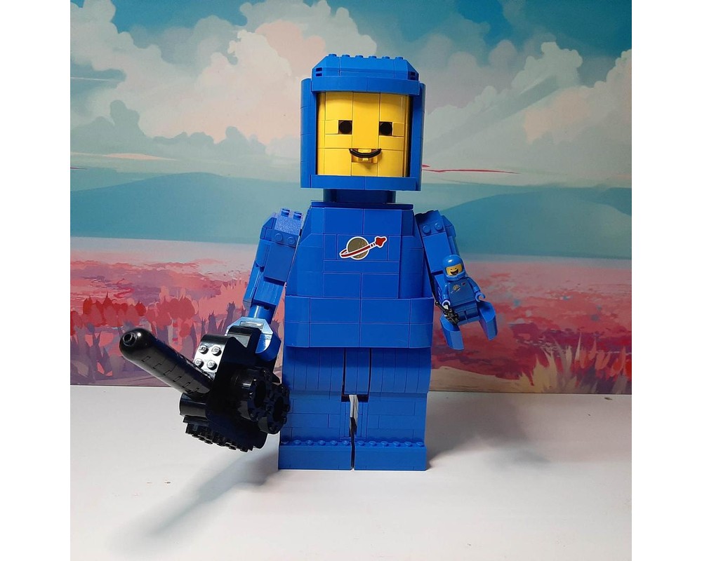 Lego Moc Maxifigure Spaceman Classic By Kementari Rebrickable Build