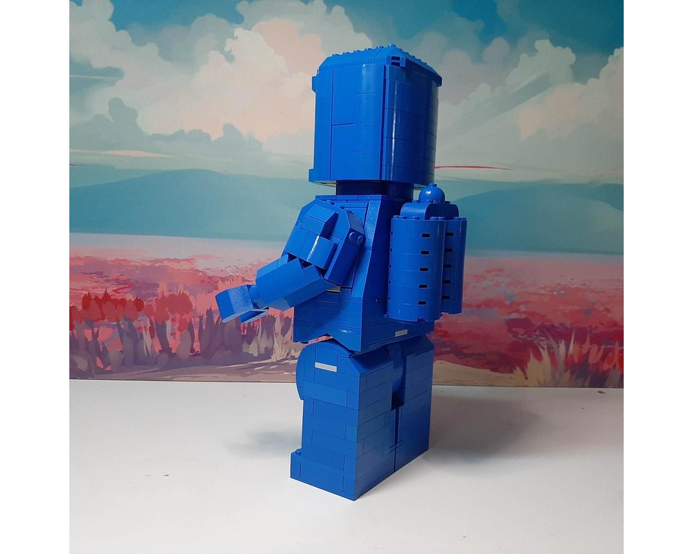 Lego Moc Maxifigure Spaceman Classic By Kementari Rebrickable Build