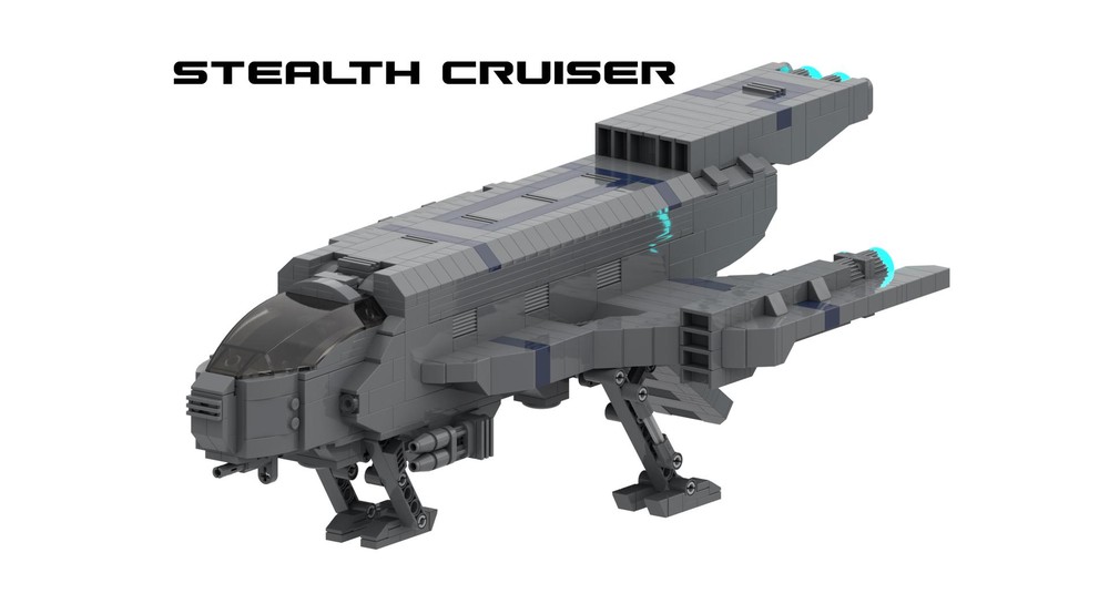 LEGO MOC Stealth Cruiser by sir_wesley86 | Rebrickable - Build with LEGO